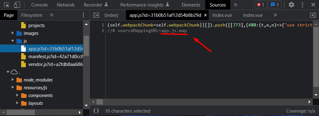 Source maps in javascript - how they work